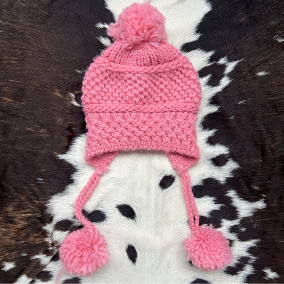 Accessories | Contemporary Spunky Pink Knitted Beanie Hat | Poshmark